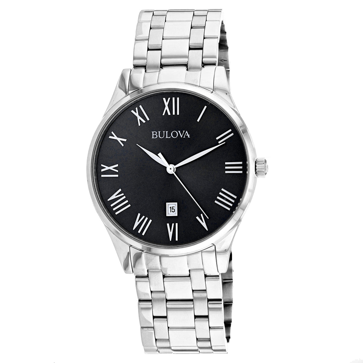 Bulova Men's Classic Black Dial Watch - 96B261 — Accuratime