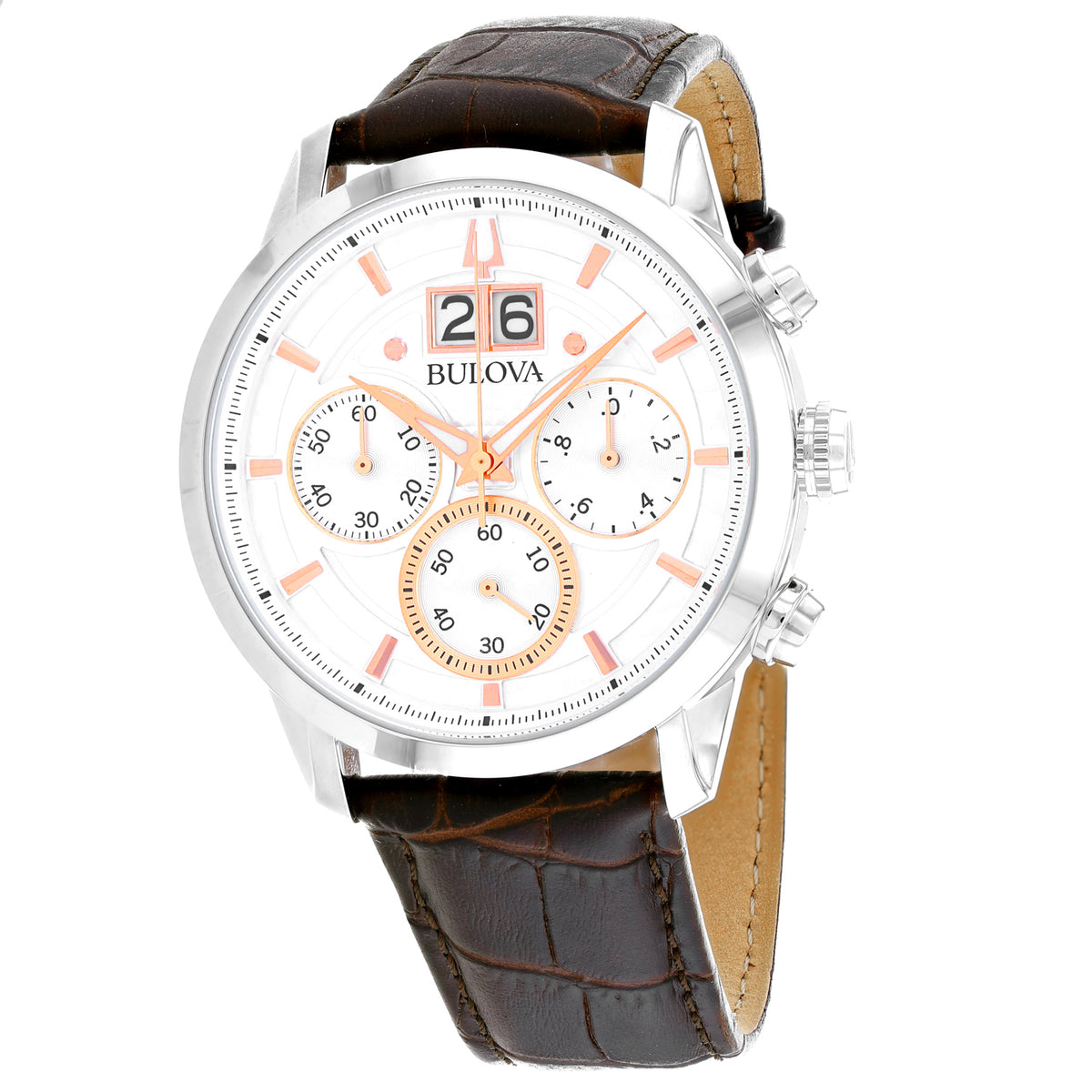 Bulova Men's Sutton Silver Dial Watch - 96B309 — Accuratime