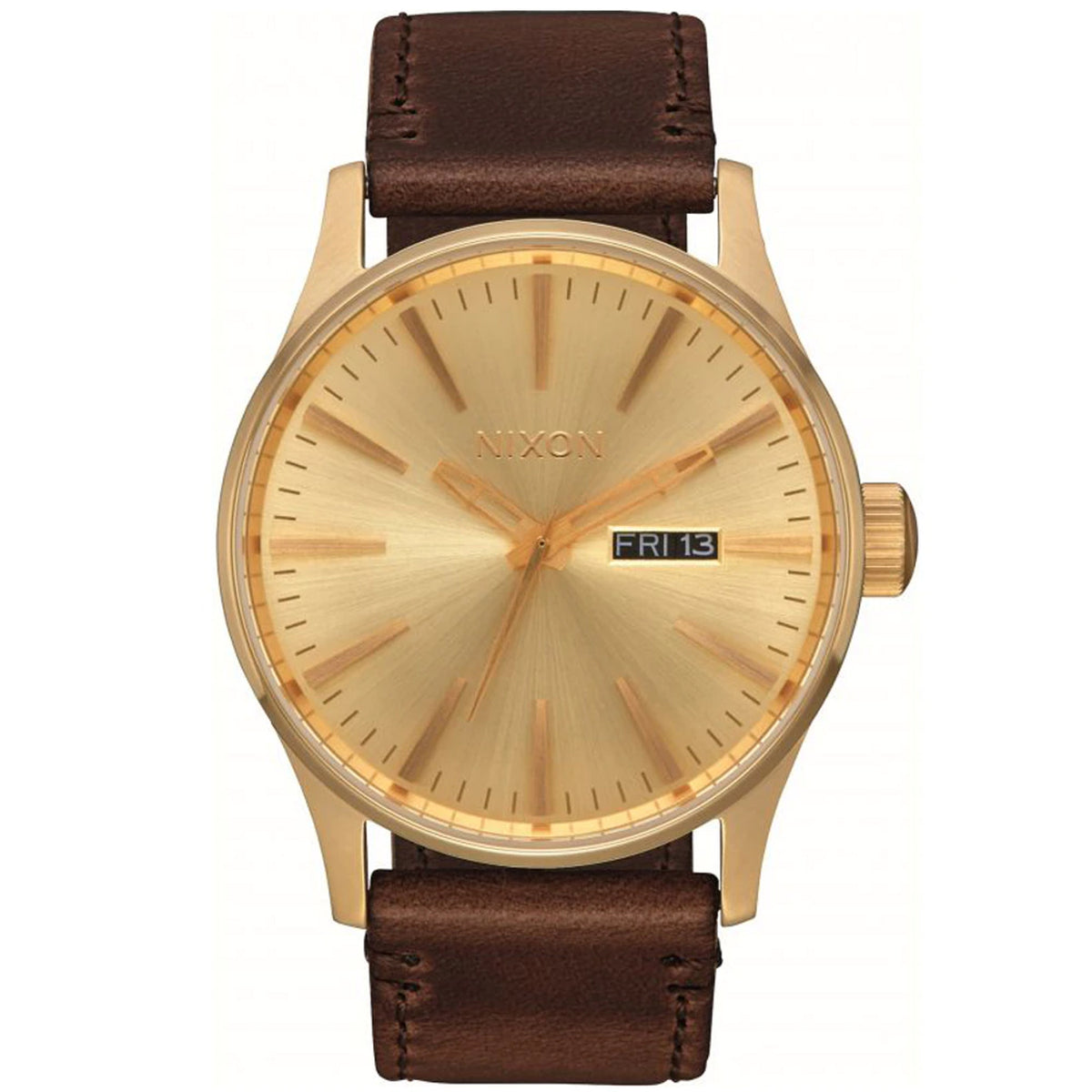 Nixon Men's Sentry Gold Dial Watch - A113-82591 — Accuratime