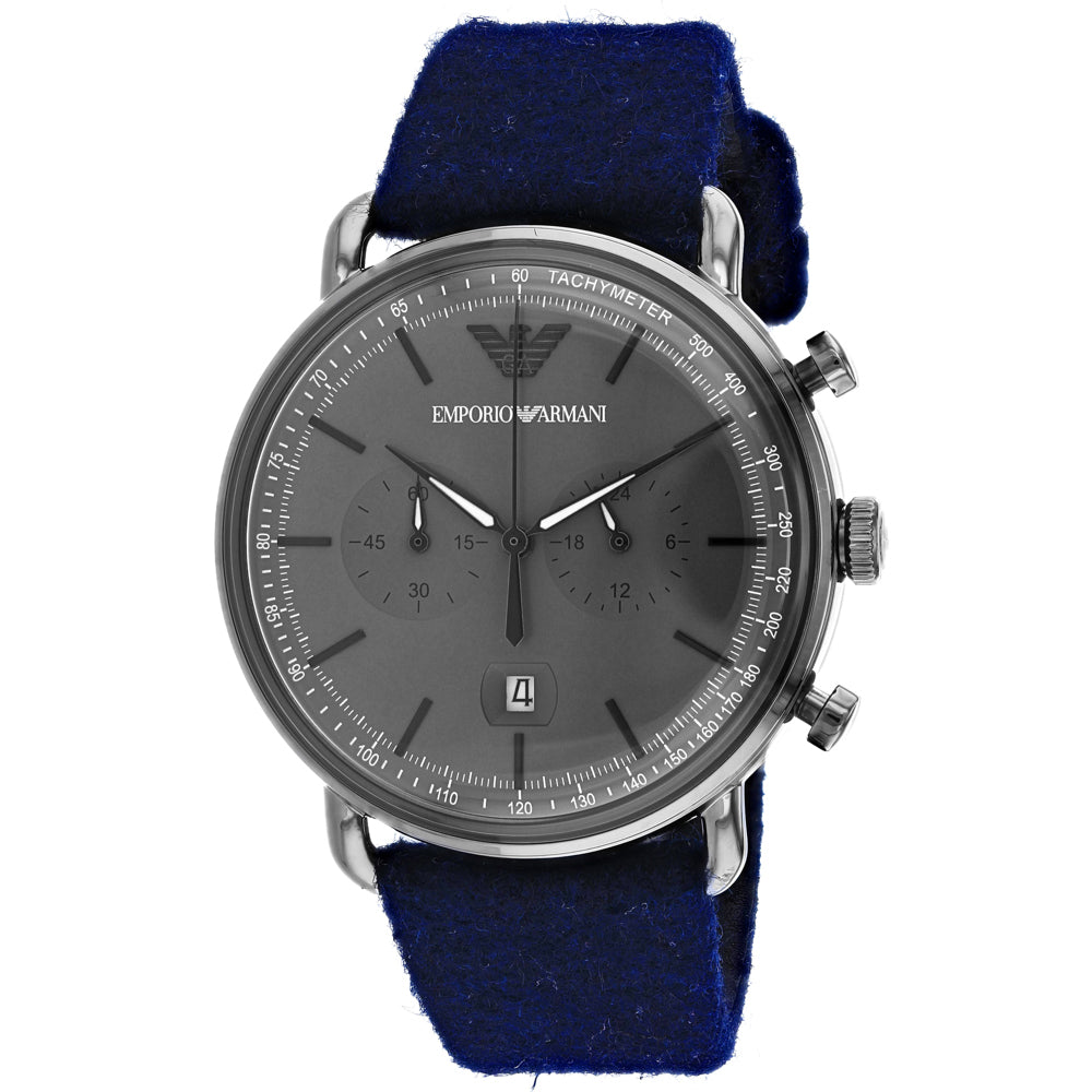 Armani Men's Aviator Grey Dial Watch - AR11144 — Accuratime