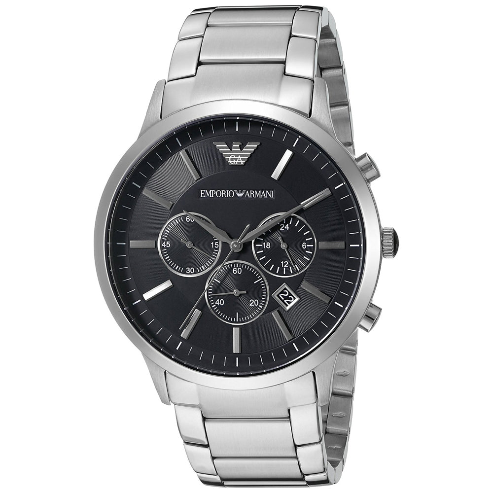 Armani Men's Sportivo Black Dial Watch - AR2460 — Accuratime