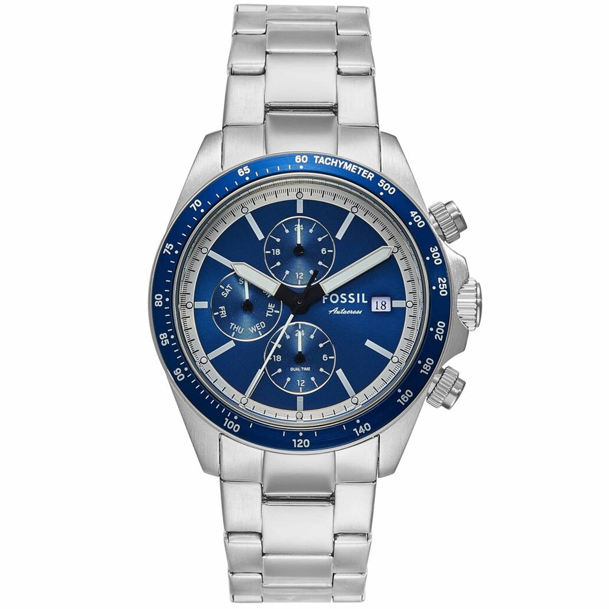 Fossil Men's Autocross Blue Dial Watch - BQ2869 — Accuratime