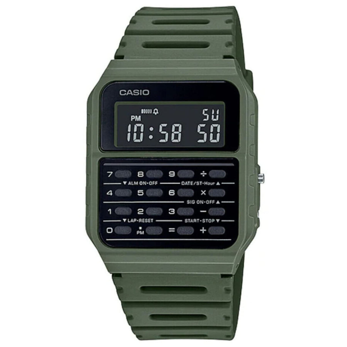 Casio Men's Data Bank Black Dial Watch - CA53WF-3B — Accuratime