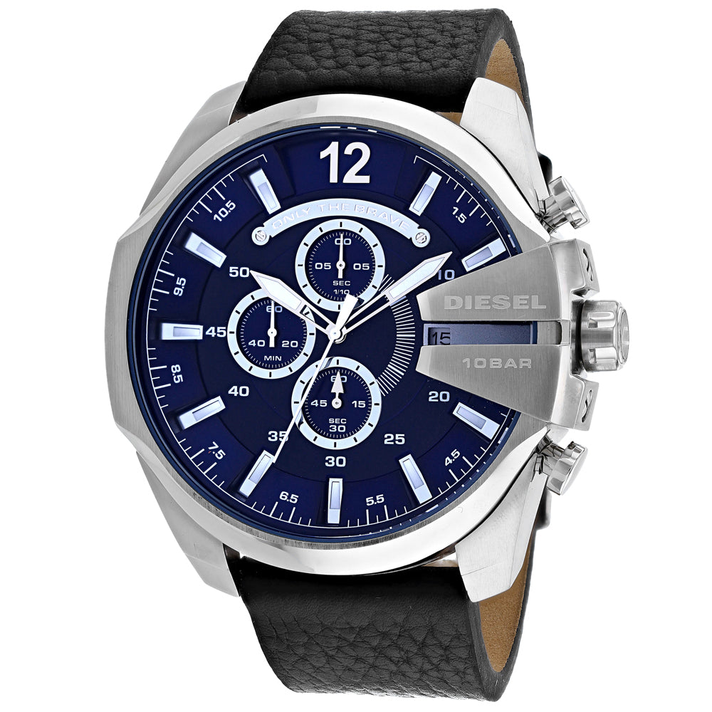 Diesel Men's Mega Chief Blue Dial Watch - DZ4423 — Accuratime