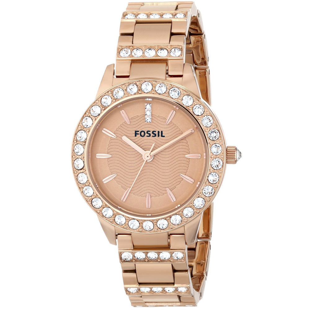 Fossil Women's Jesse Rose Gold Dial Watch - ES3020 — Accuratime