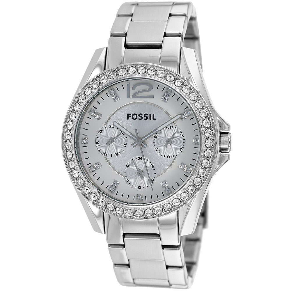 Fossil Women's Riley Silver Dial Watch - ES3202 — Accuratime
