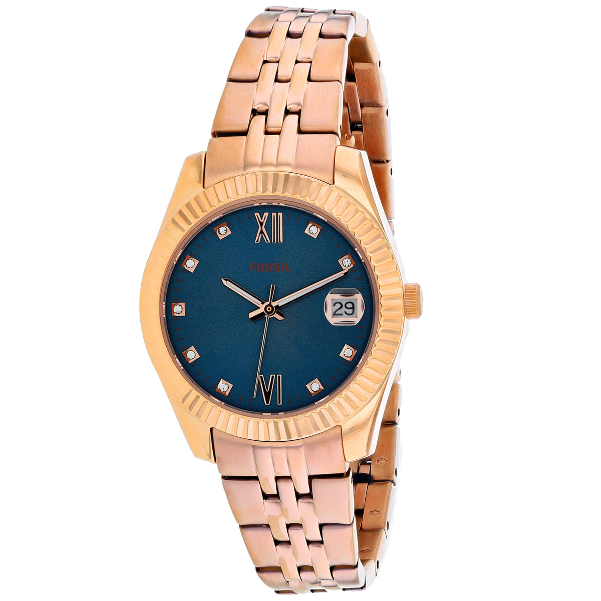 Fossil Women's Scarlette Blue Dial Watch - ES4901 — Accuratime