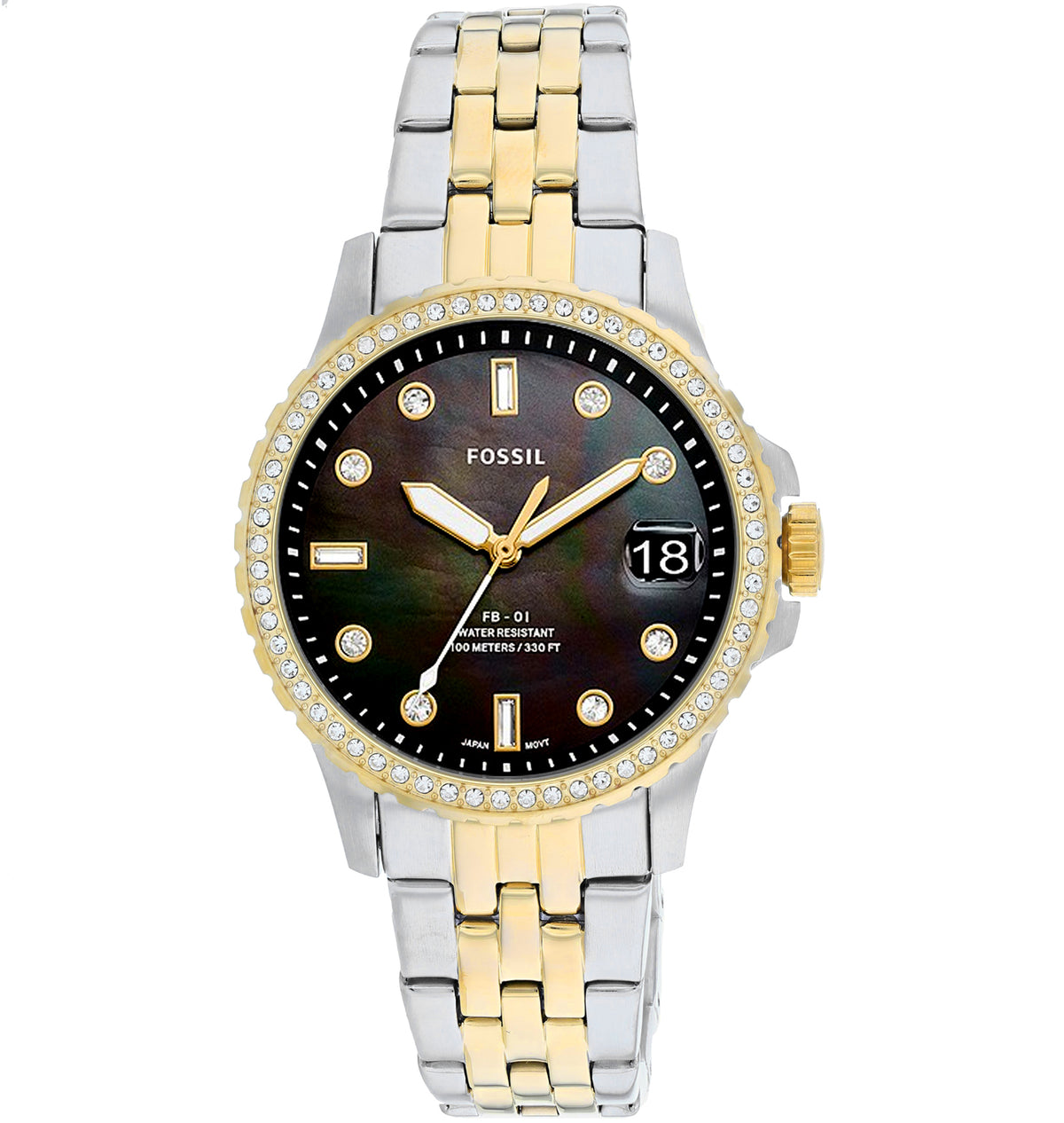 Fossil Women's FB-01 Blue Dial Watch - ES4997 — Accuratime