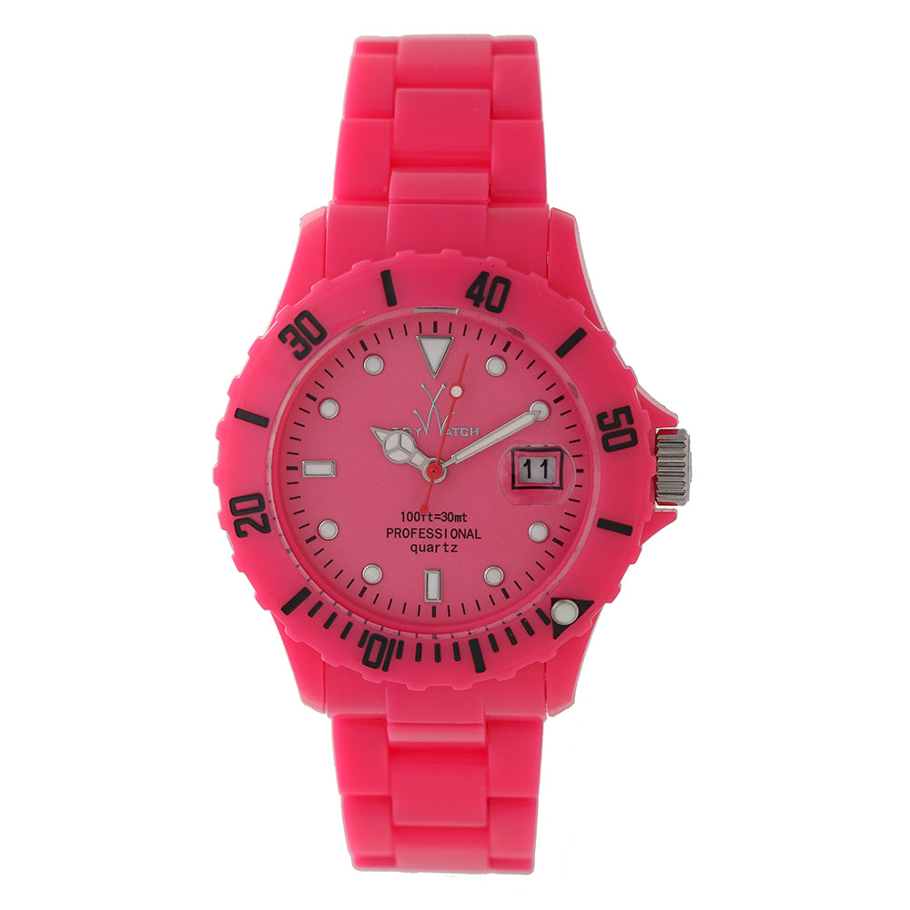 Toywatch Women's Fluo Pink Dial Watch - FL04PS — Accuratime