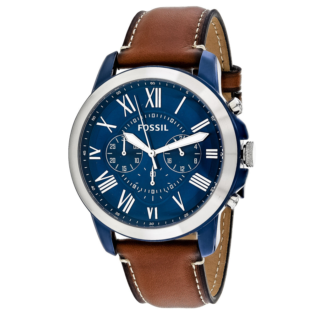 Fossil Men's Grant Blue Dial Watch - FS5151 — Accuratime