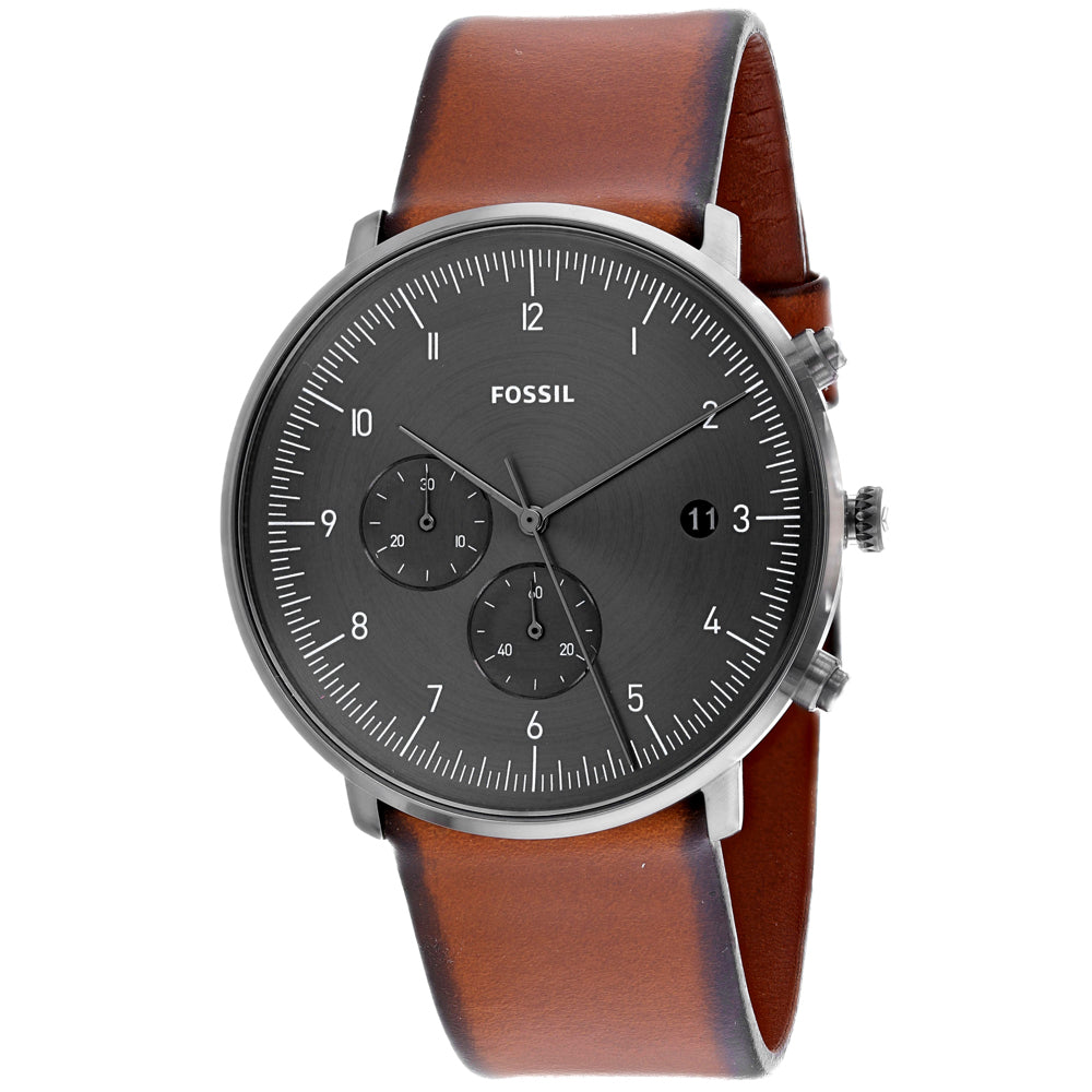 Fossil Men's Chase Timer Grey Dial Watch - FS5517 — Accuratime