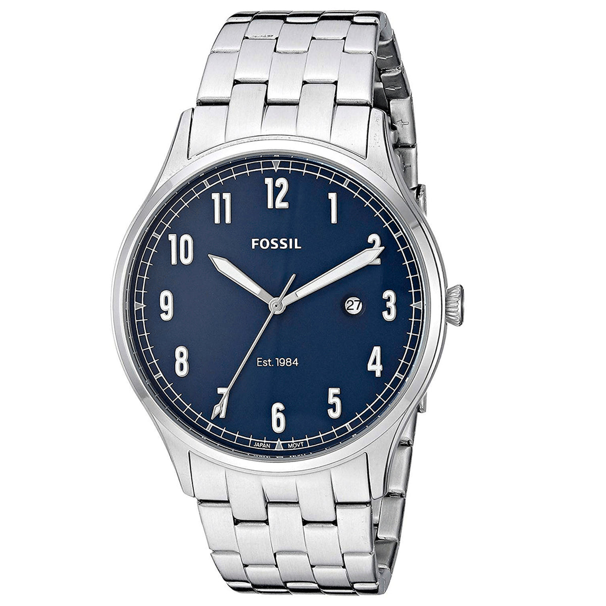 Fossil Men's Classic Blue Dial Watch - FS5593 — Accuratime