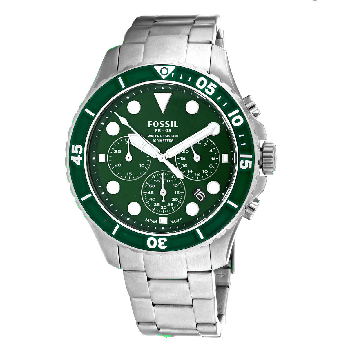 Fossil Men's Classic Green Dial Watch - FS5726 — Accuratime