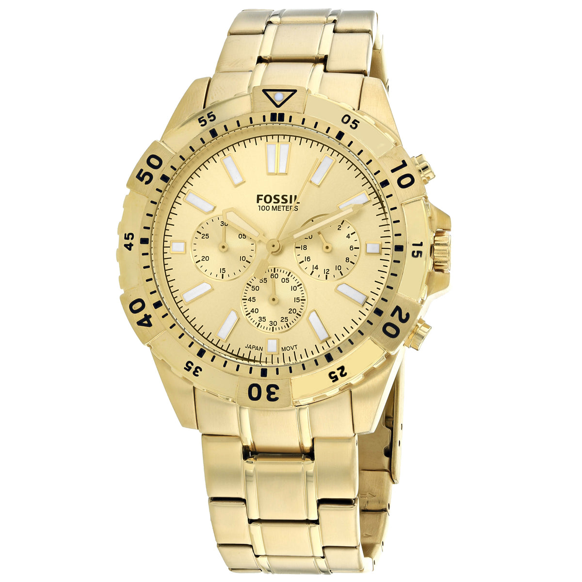 Fossil Men's Garrett Gold Dial Watch - FS5772 — Accuratime