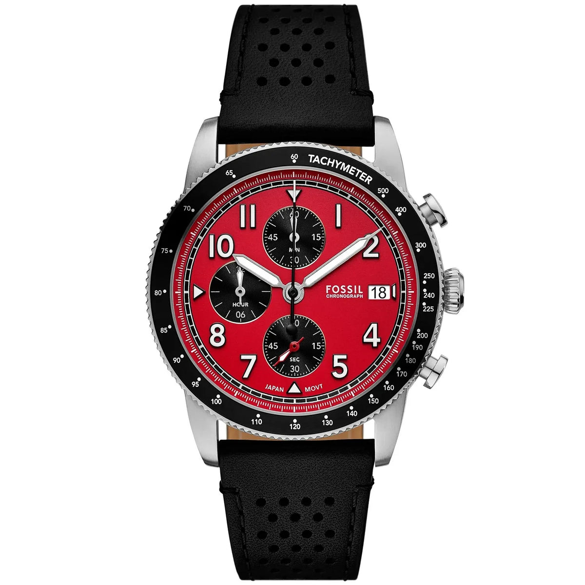Fossil Men's Sport Tourer Red Dial Watch - FS6086 — Accuratime