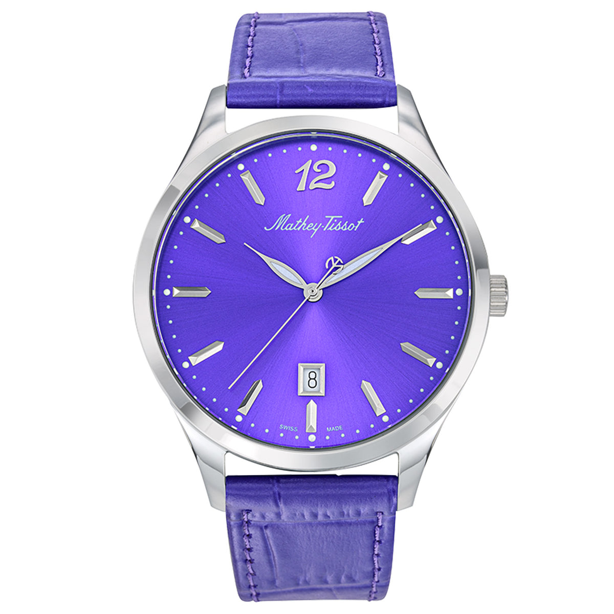 Mathey Tissot Men's Urban Purple Dial Watch - H411PU — Accuratime