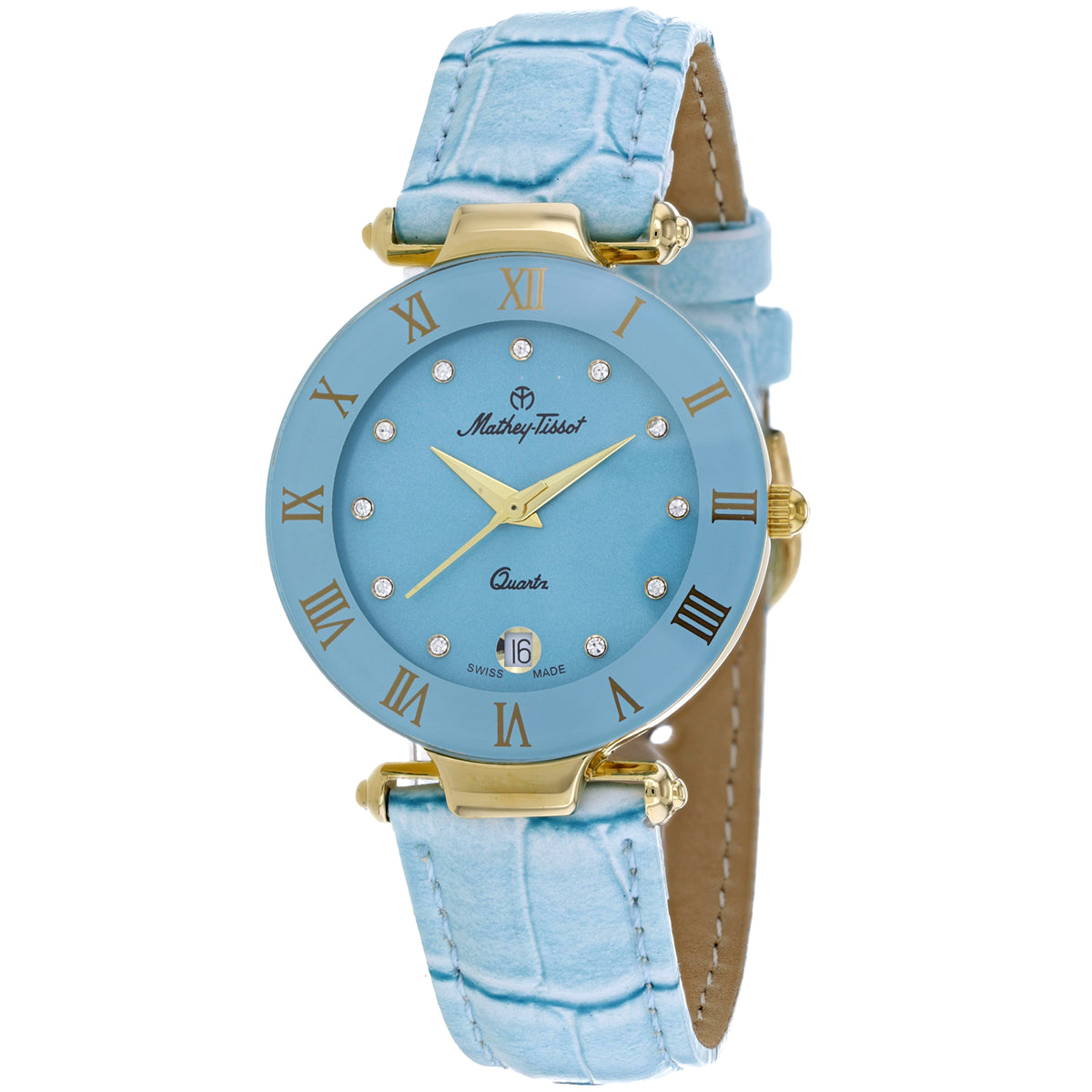 Mathey Tissot Women's Coupole Blue Dial Watch - K231M — Accuratime