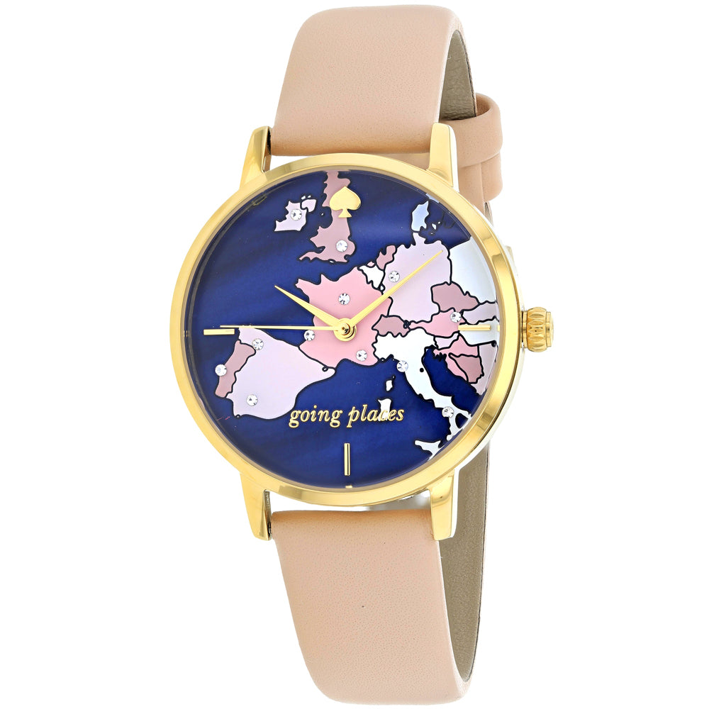 Kate Spade Women's Metro Vachetta Blue Dial Watch - KSW1139 — Accuratime