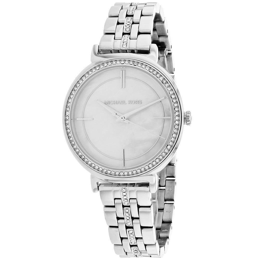 Michael Kors Cinthia White MOP Dial Watch - MK3641 — Accuratime