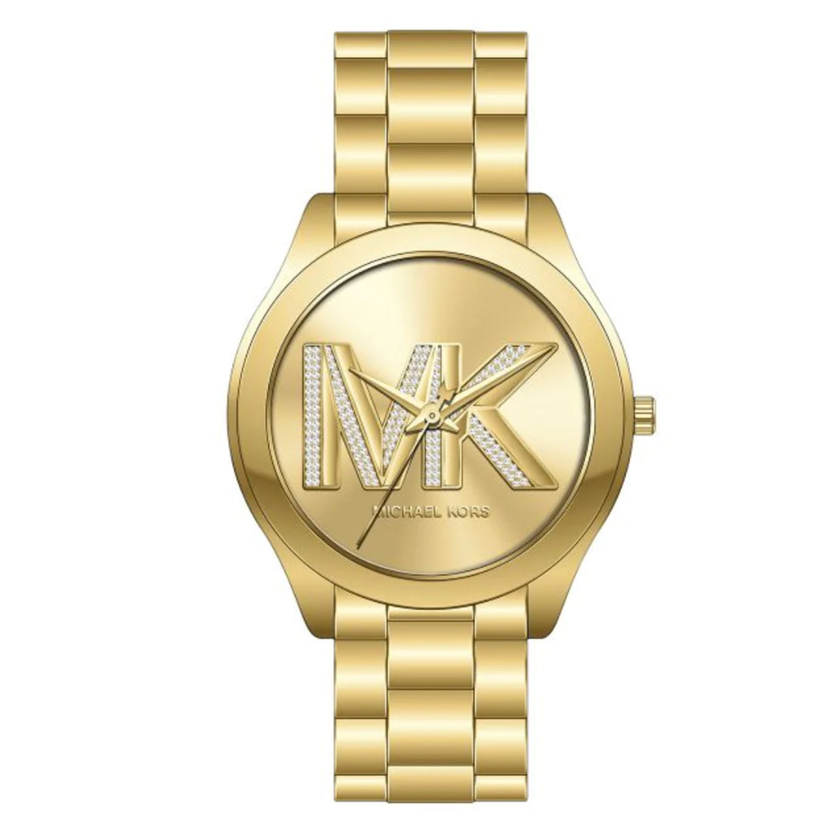 Michael Kors Women's Slim Runway Gold Dial Watch - MK4732 — Accuratime