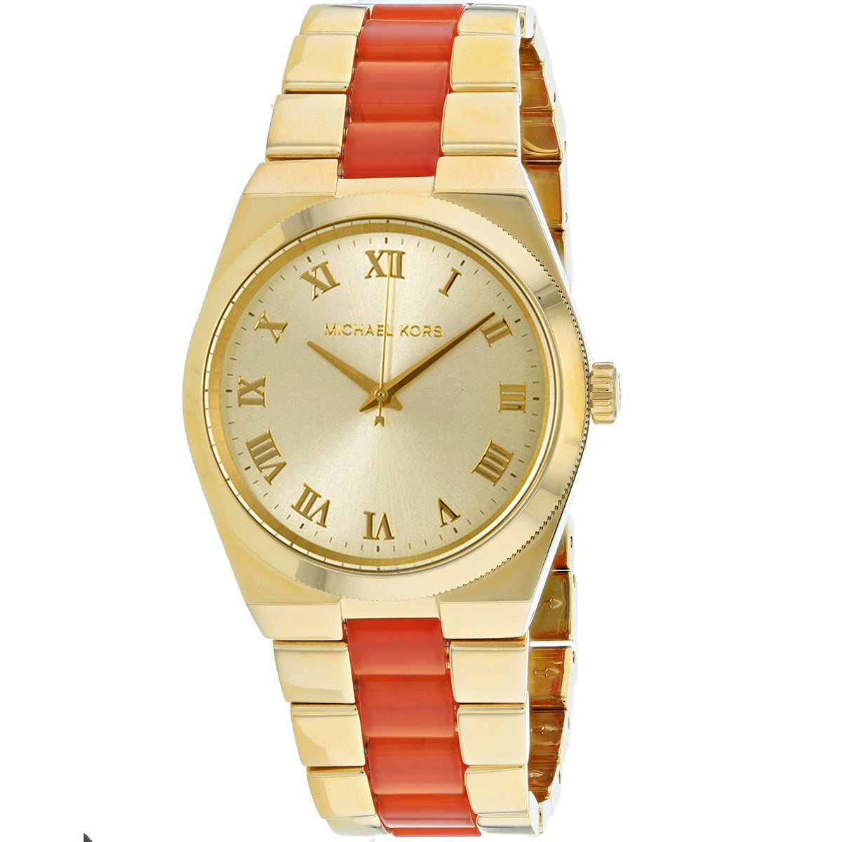 Michael Kors Women's Channing Champaigne Beige Dial Watch - MK6153 ...