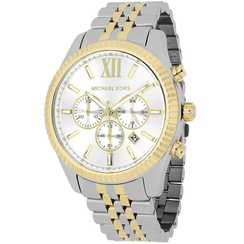 Michael Kors Men's Lexington Silver Dial Watch - MK8344 — Accuratime