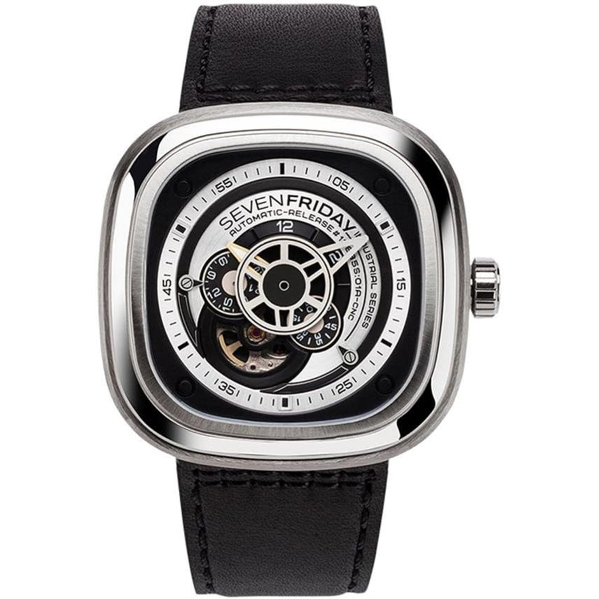 Sevenfriday Men's P-Series Black Dial Watch - P/1 — Accuratime