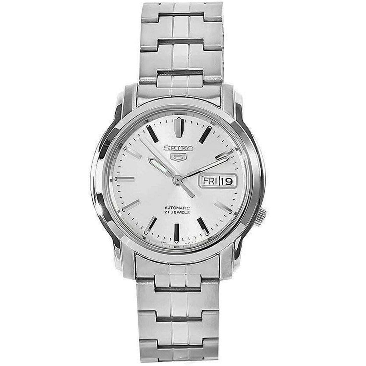 Seiko Men's 5 Silver Dial Watch - SNKK65K1 — Accuratime