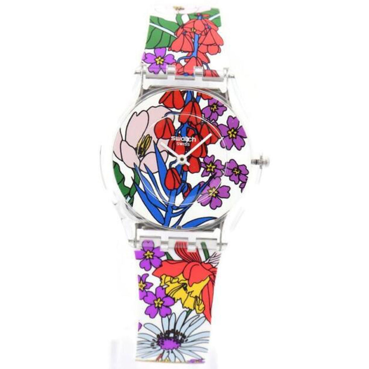 Swatch Women's Botanical Paradise Multicolor Dial Watch - SSO8K110 ...