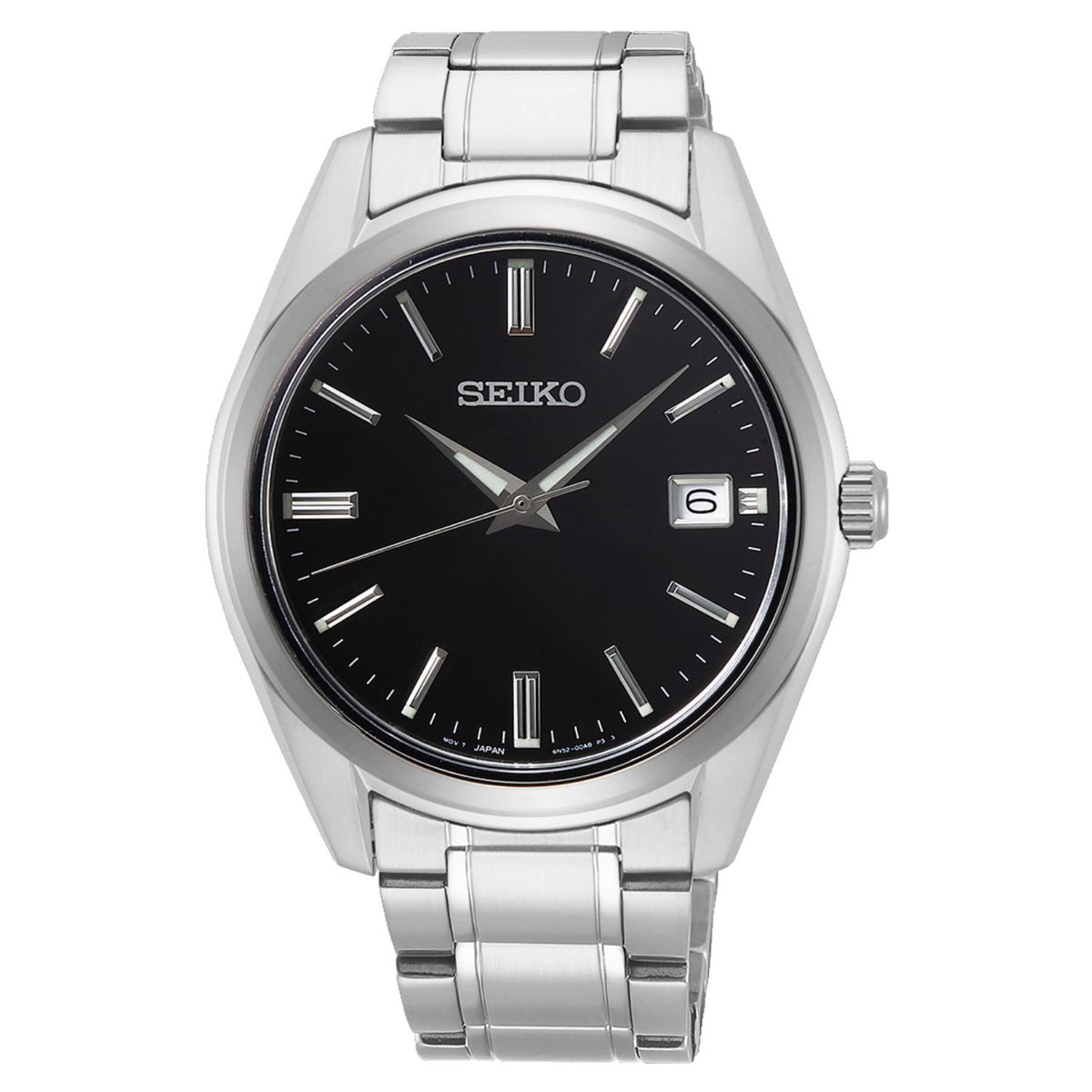 Seiko Men's Essential Black Dial Watch - SUR311 — Accuratime