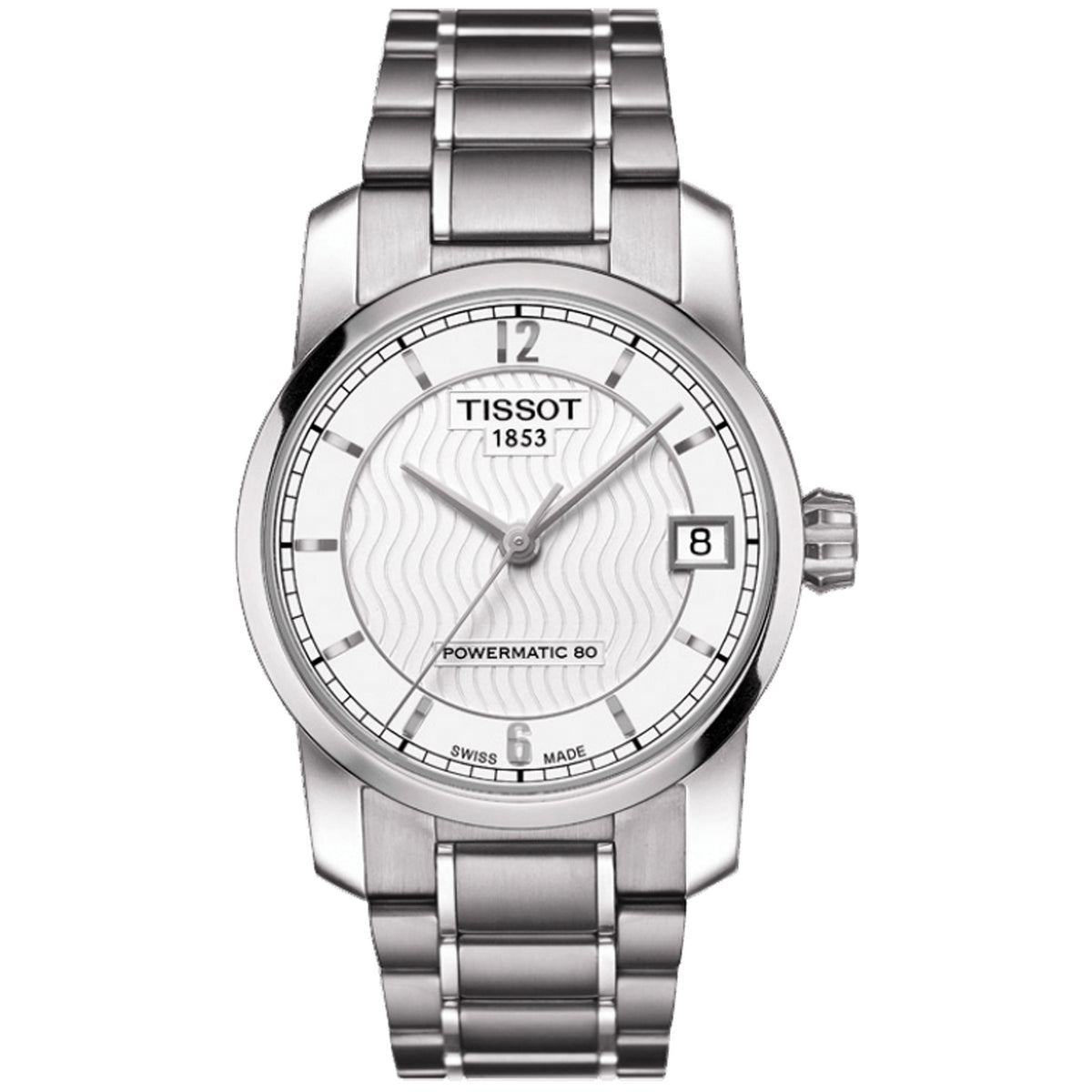 Tissot Women's T-Classic Titanium Powermatic 80 Silver Dial Watch - T0 ...