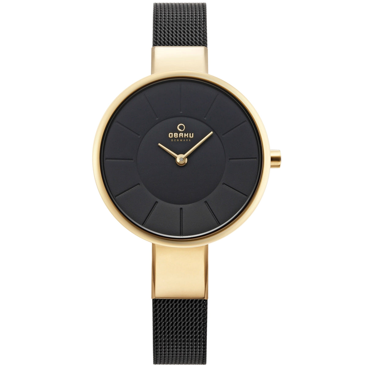 Obaku Women's Classic Black Dial Watch - V149LXGBMB — Accuratime