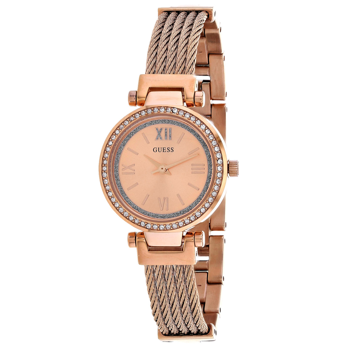 Guess Women's Mini Soho Rose gold Dial Watch - W1009L3 — Accuratime