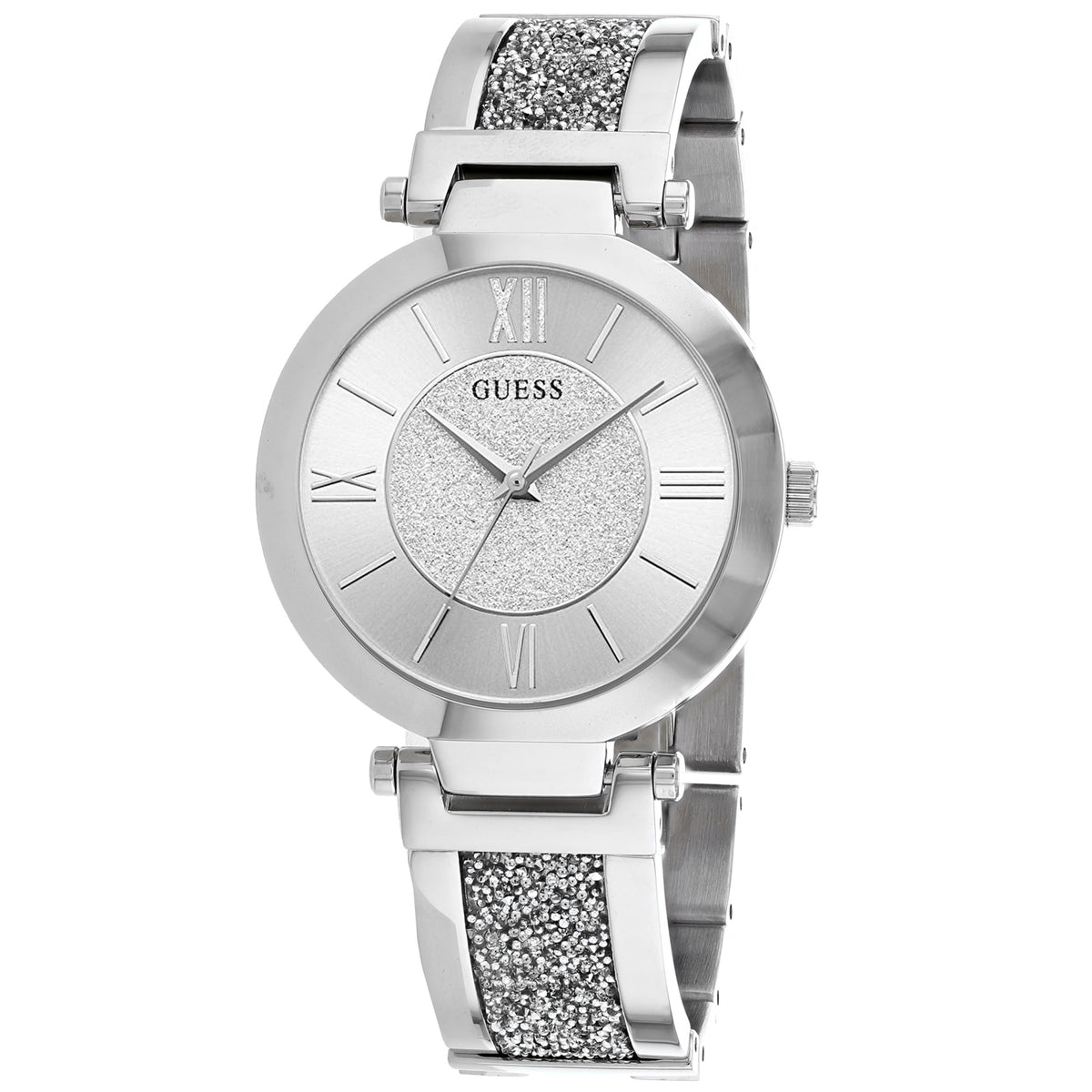 Guess Women's Aurora Silver Dial Watch - W1288L1 — Accuratime
