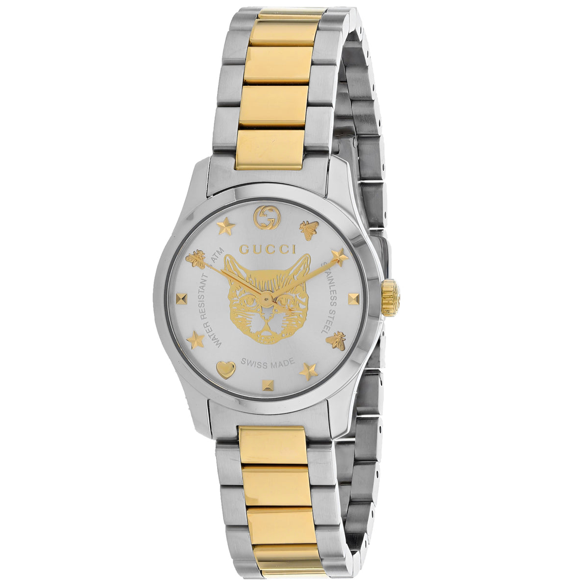 Gucci Women's G-Timeless Silver Dial Watch - YA126596 — Accuratime