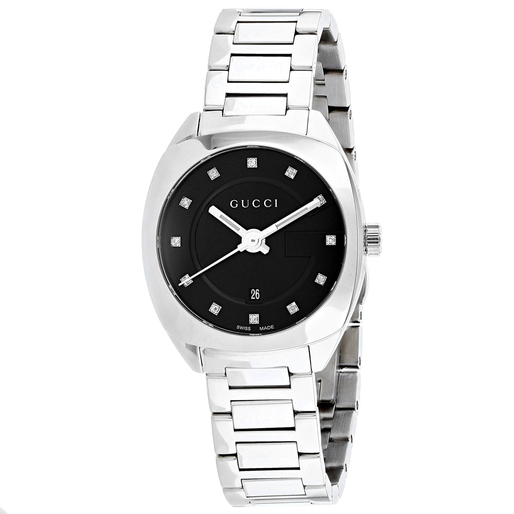 Gucci Women's GG2570 Black Dial Watch - YA142503 — Accuratime