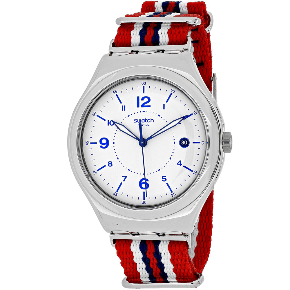 Swatch Men's White Dial Watch - YWS407 — Accuratime